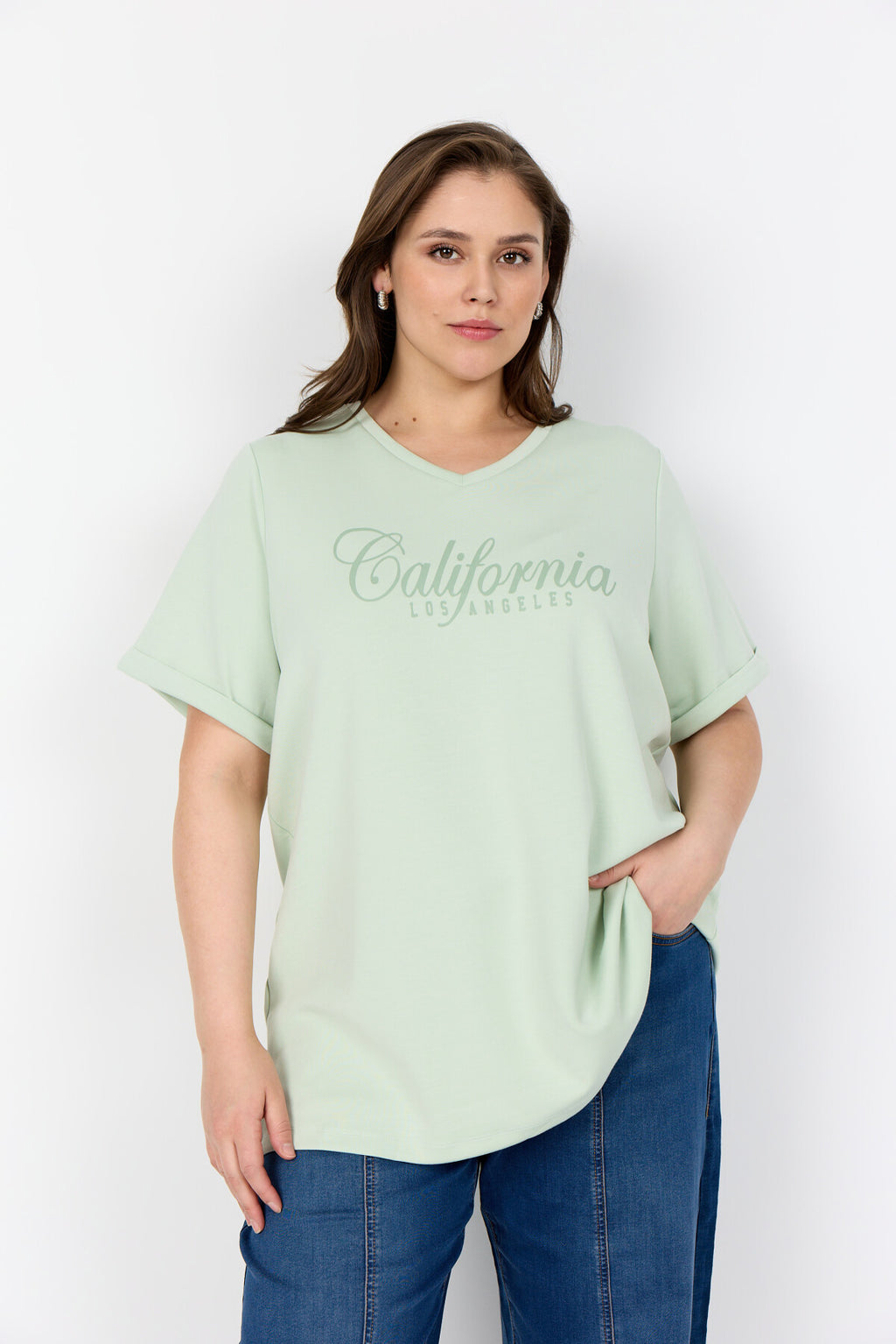 WA-SABINA 81 T-shirt i Lysegrøn fra Wasabi Concept | Wasabiconcept.dk